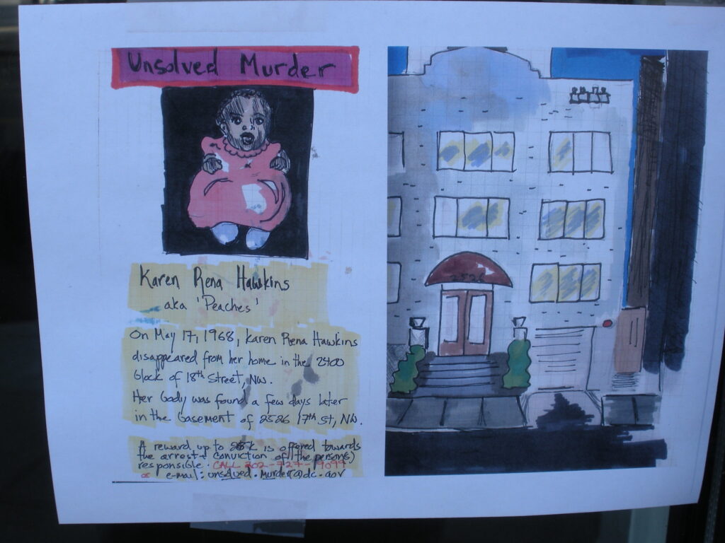 Really Artistic Unsolved Murder Signs - PoPville