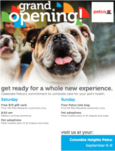 Petco Grand Opening in Columbia Heights Sept. 6-8th - PoPville