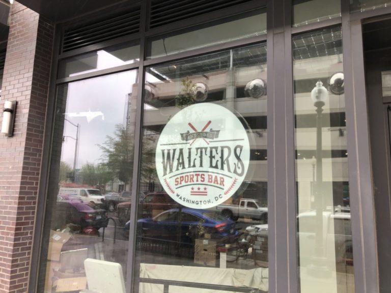 “Walters announces it will re-open in Navy Yard this Sunday for bar ...